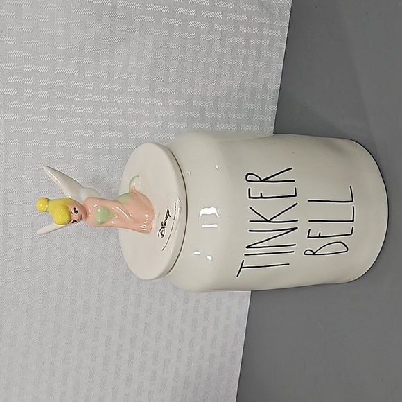 Rae Dunn | Kitchen | Rae Dunn Disney Tinker Bell Ceramic Canister New ...